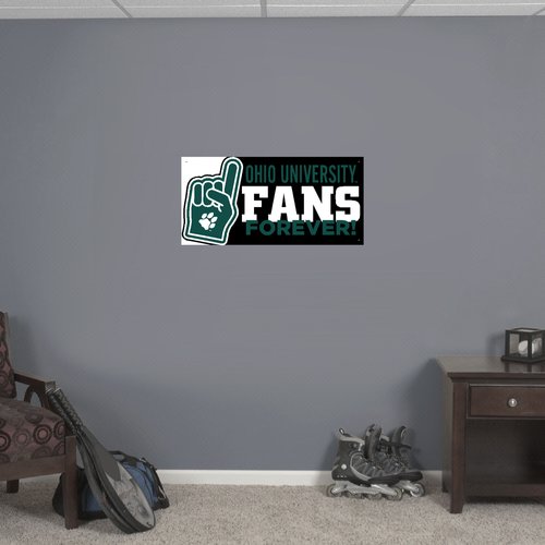 OHIO UNIVERSITY FANS FOREVER 2X4 BANNER – Ohio Bobcat Fan Store