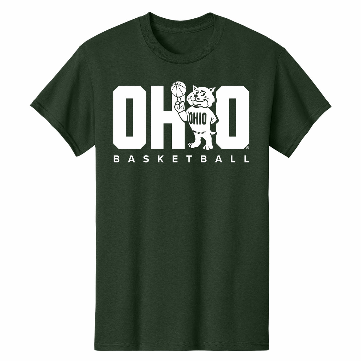 Ohio Basketball Rufus Logo T-Shirt – Ohio Bobcat Fan Store