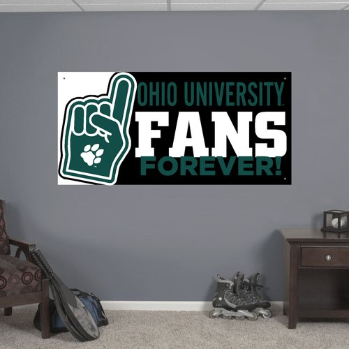 OHIO UNIVERSITY FANS FOREVER 4X8 BANNER – Ohio Bobcat Fan Store