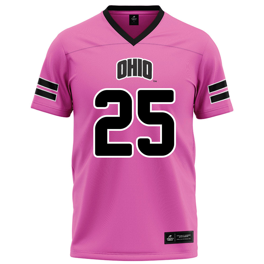 Ohio - NCAA Football : Michael Molnar - Pink Football Jersey – Ohio ...