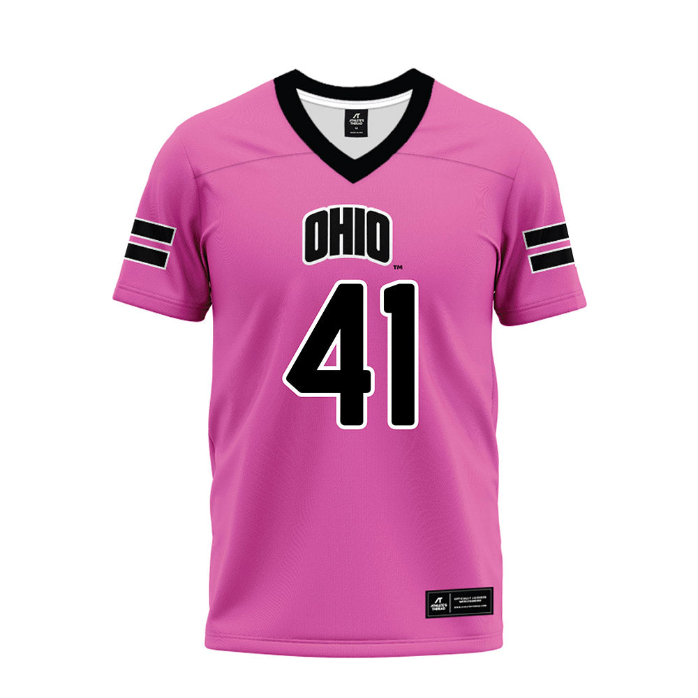 Ohio - NCAA Football : Creed Hill - Pink Premium Football Jersey – Ohio ...
