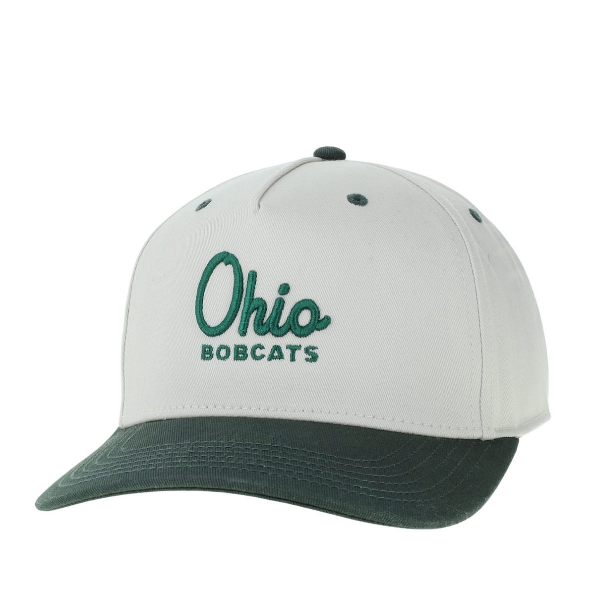 Ohio Hat Green/White Script – Ohio Bobcat Fan Store