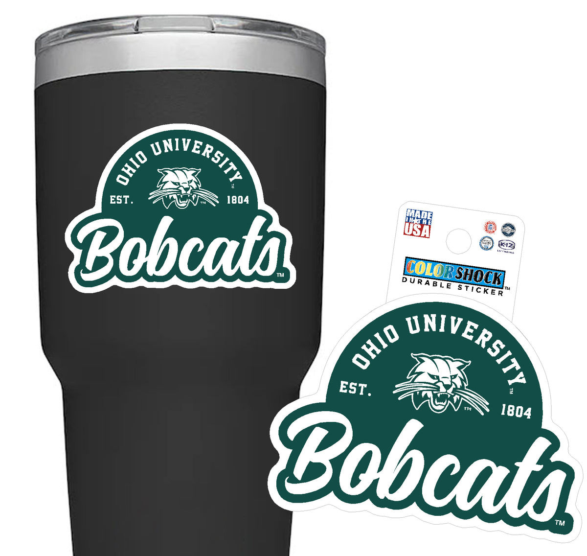 Ohio University Mascot Sticker – Ohio Bobcat Fan Store