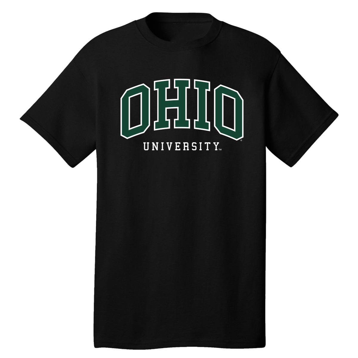 Ohio Bobcats 2-Color Arch Black Short Sleeve T-Shirt – Ohio Bobcat Fan ...